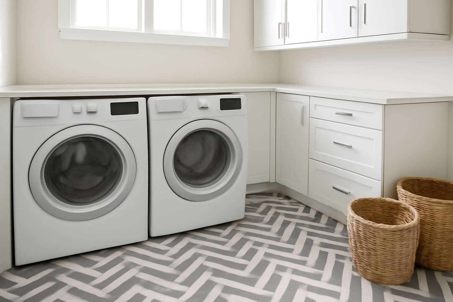 Refresh your laundry area with interlocking floor tiles for laundry ...